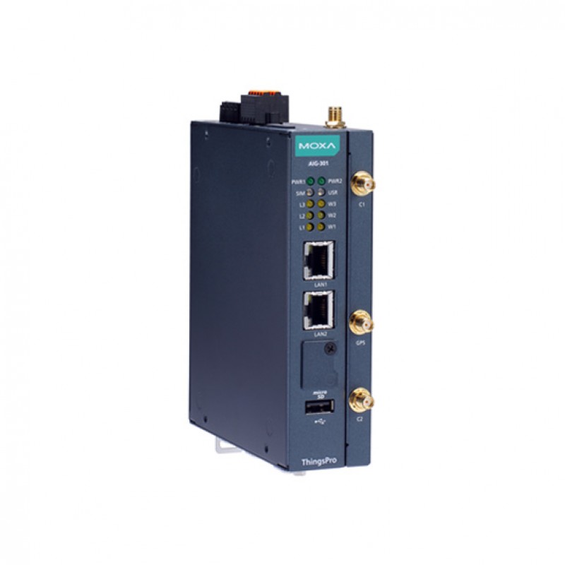 MOXA AIG-301-AP-AZU-LX Advanced IIoT Gateway | Easy World Automation