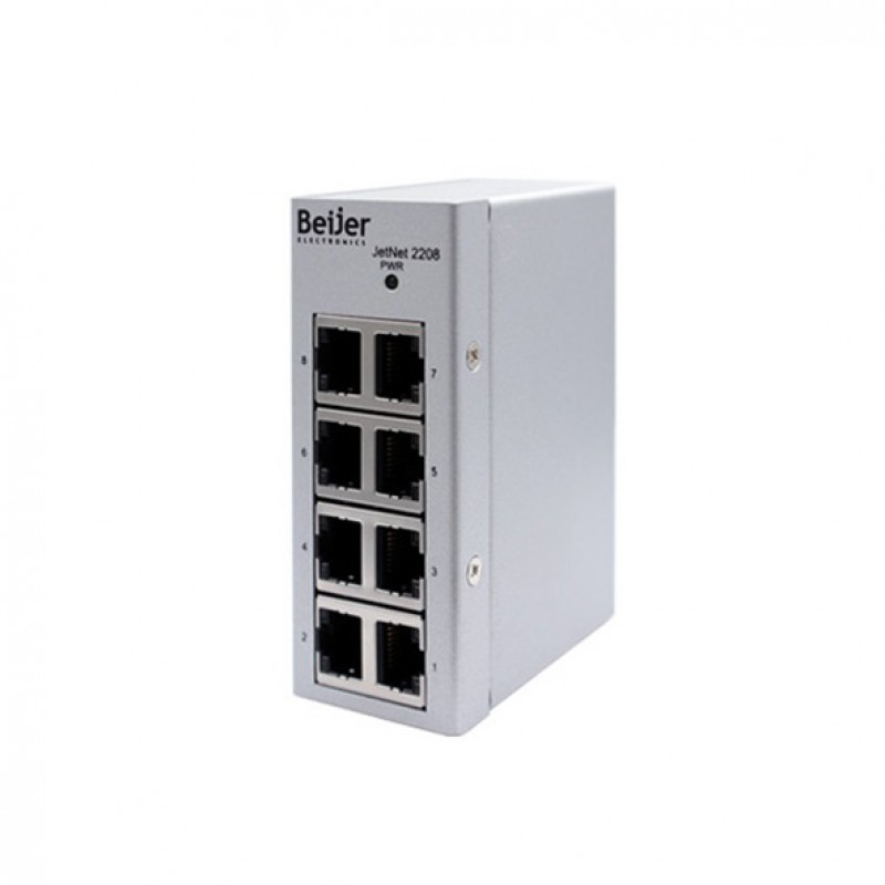 Beijer JetNet 2208-T8 Unmanaged Ethernet Switch | Easy World Automation