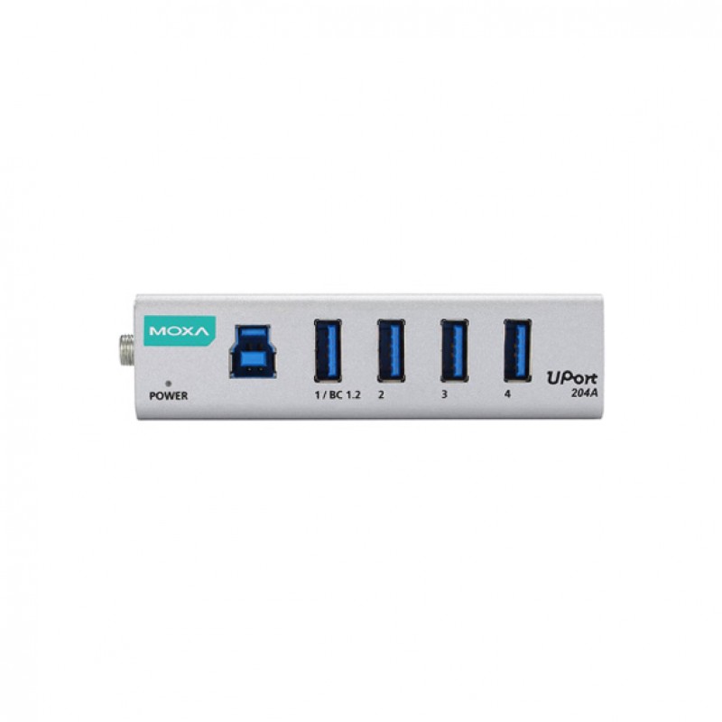 MOXA UPort 204A 4-Port Industrial USB Hub | Easy World Automation